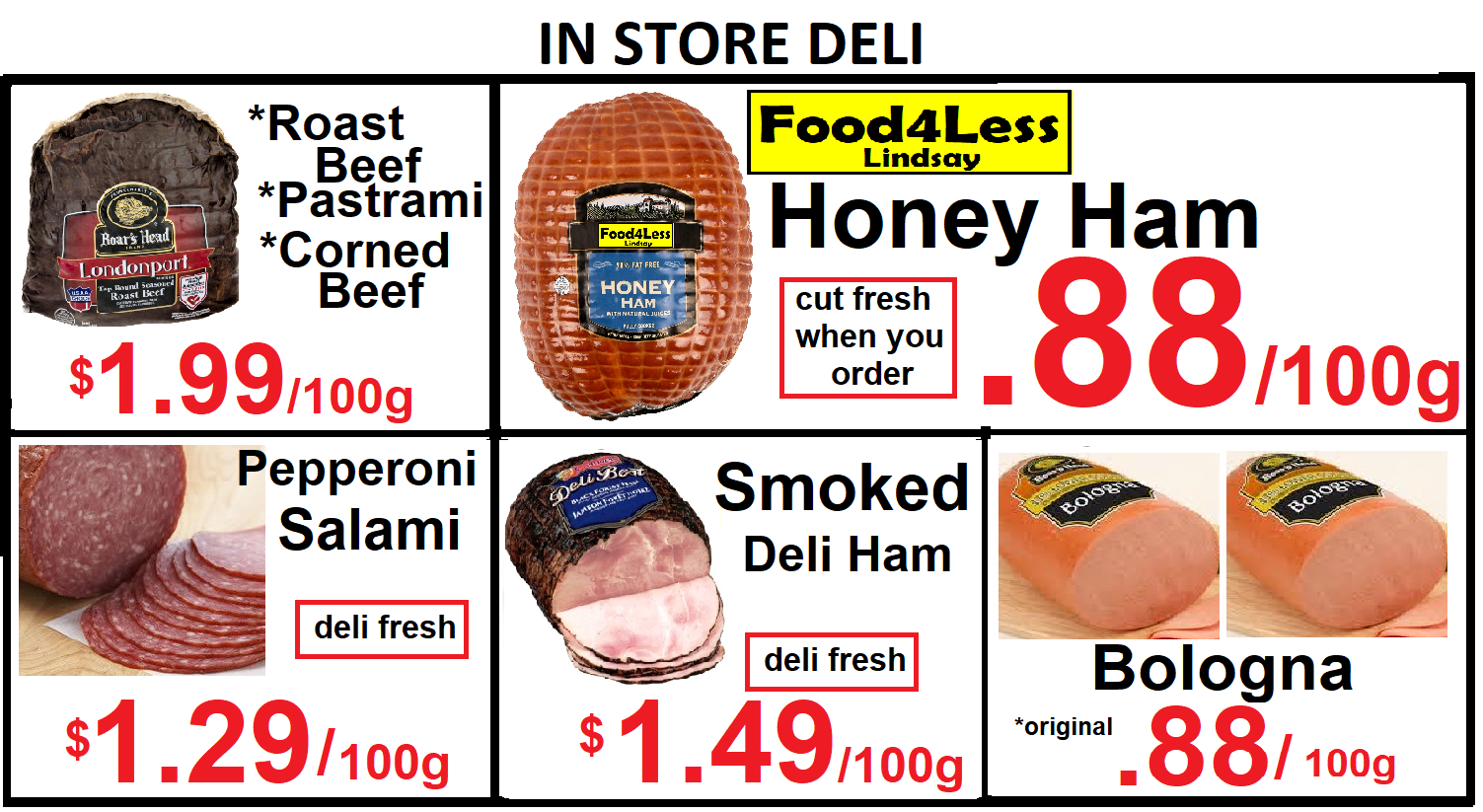 Weekly Specials - Food 4 Less