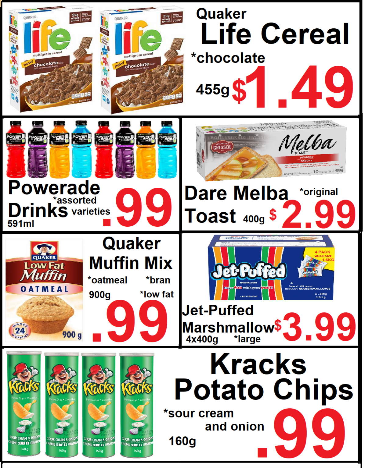 Weekly Specials - Food 4 Less