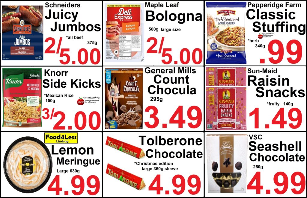 Weekly Specials - Food 4 Less