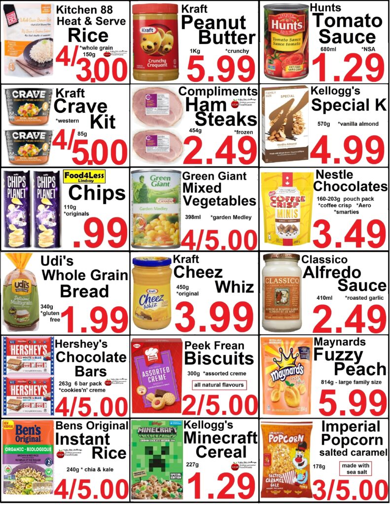 Weekly Specials - Food 4 Less
