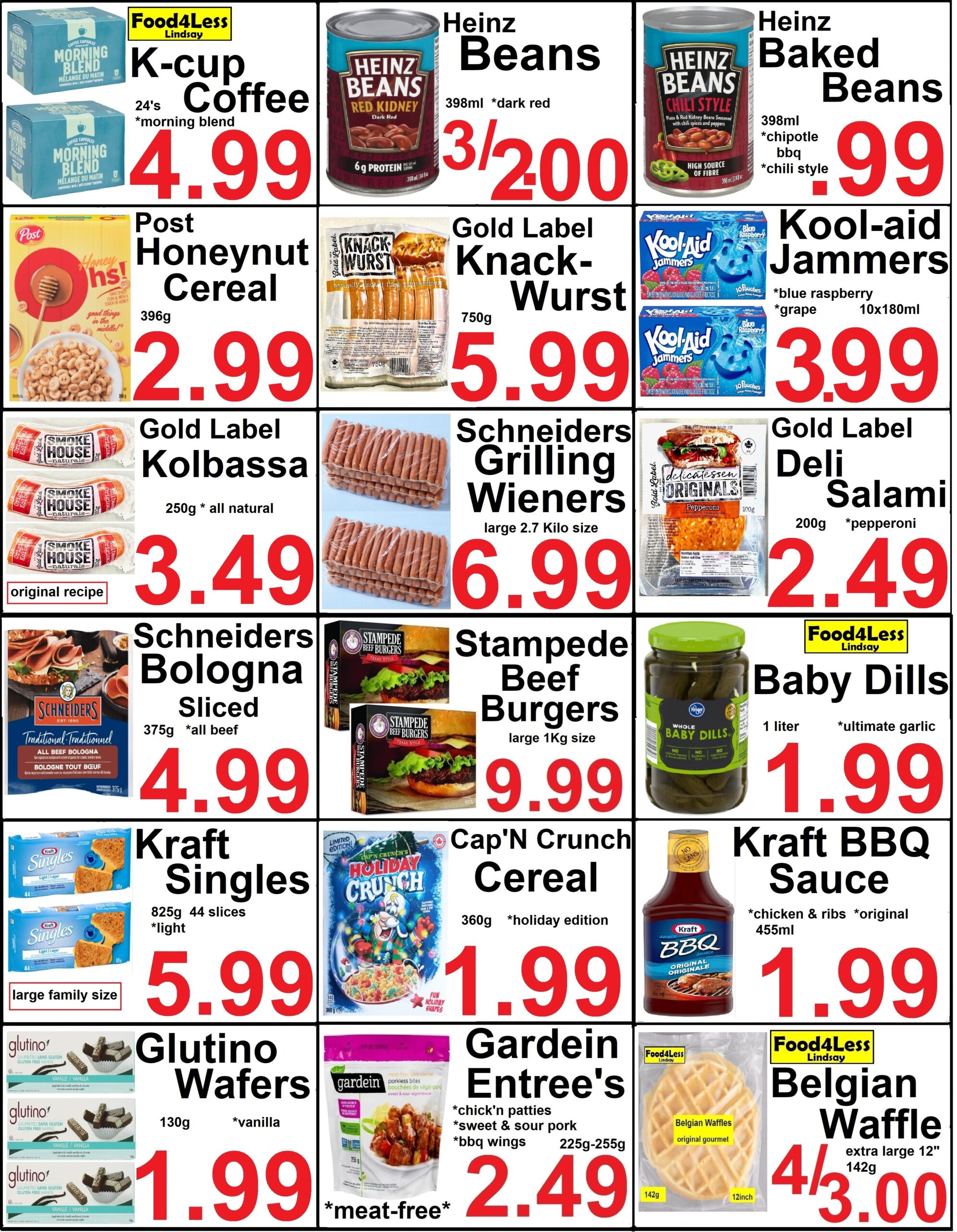 Weekly Specials - Food 4 Less