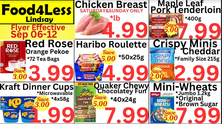 Weekly Specials - Food 4 Less
