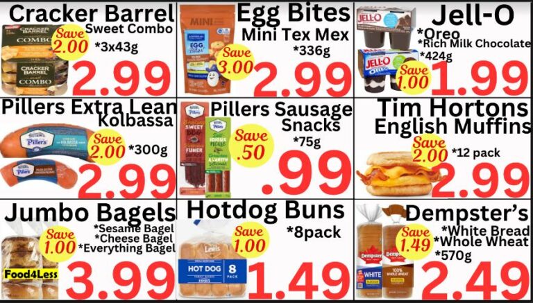 Weekly Specials - Food 4 Less