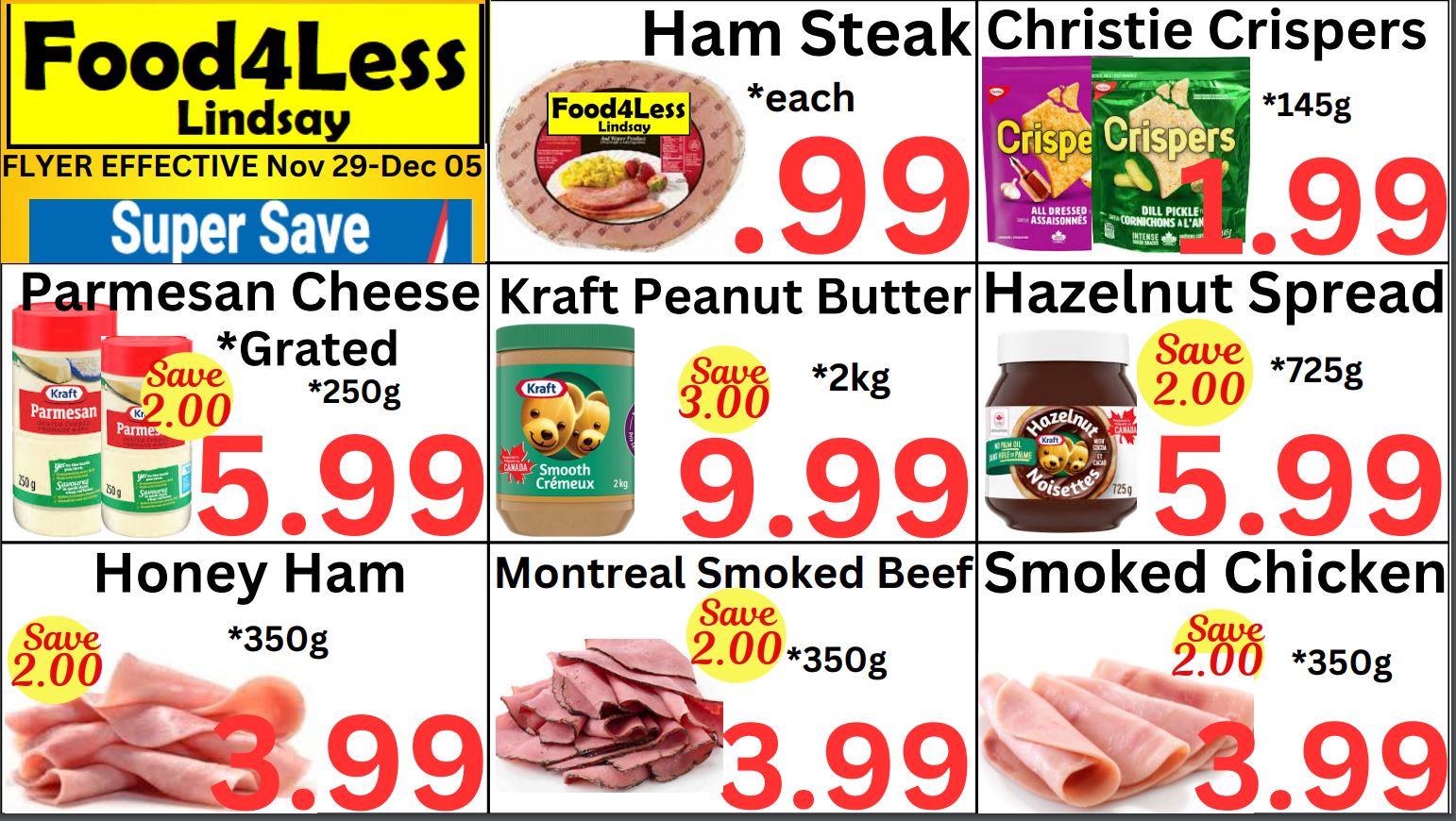 Weekly Specials - Food 4 Less