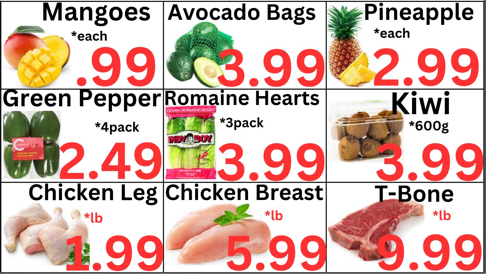 Weekly Specials - Food 4 Less