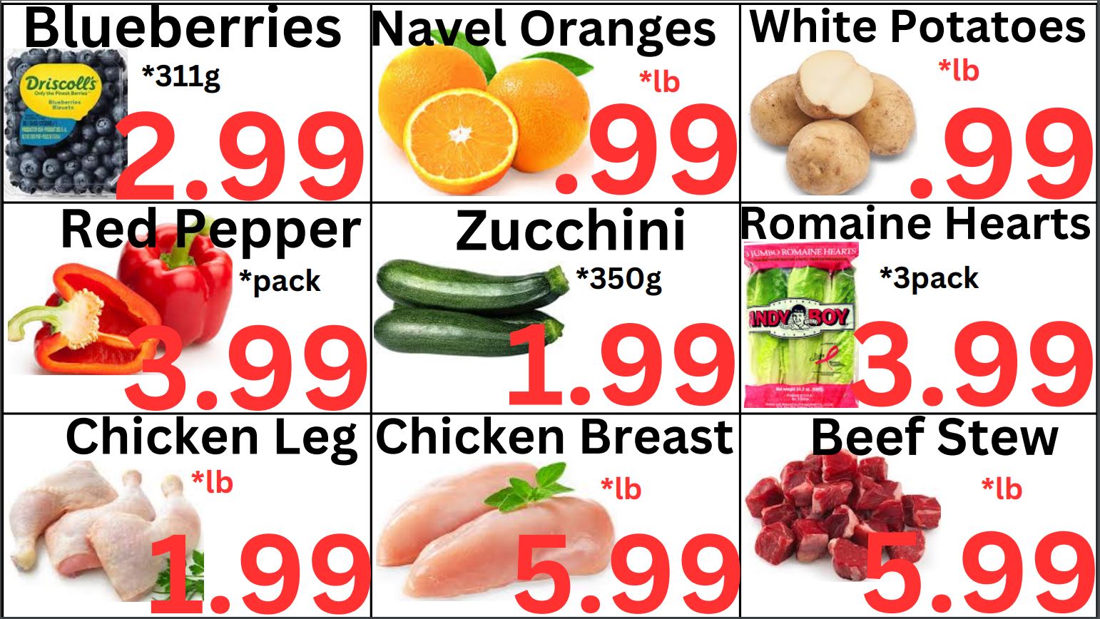Weekly Specials - Food 4 Less