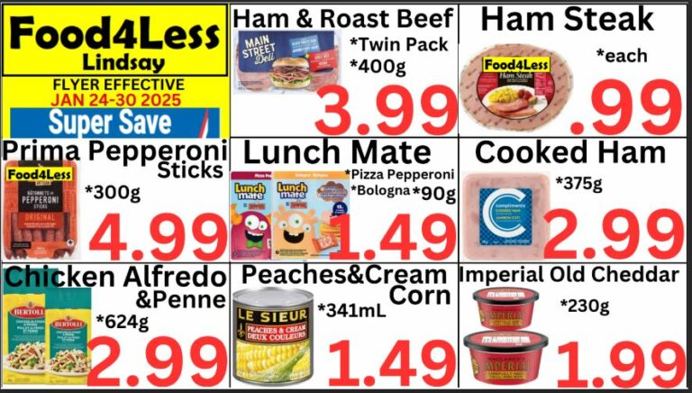 Weekly Specials - Food 4 Less