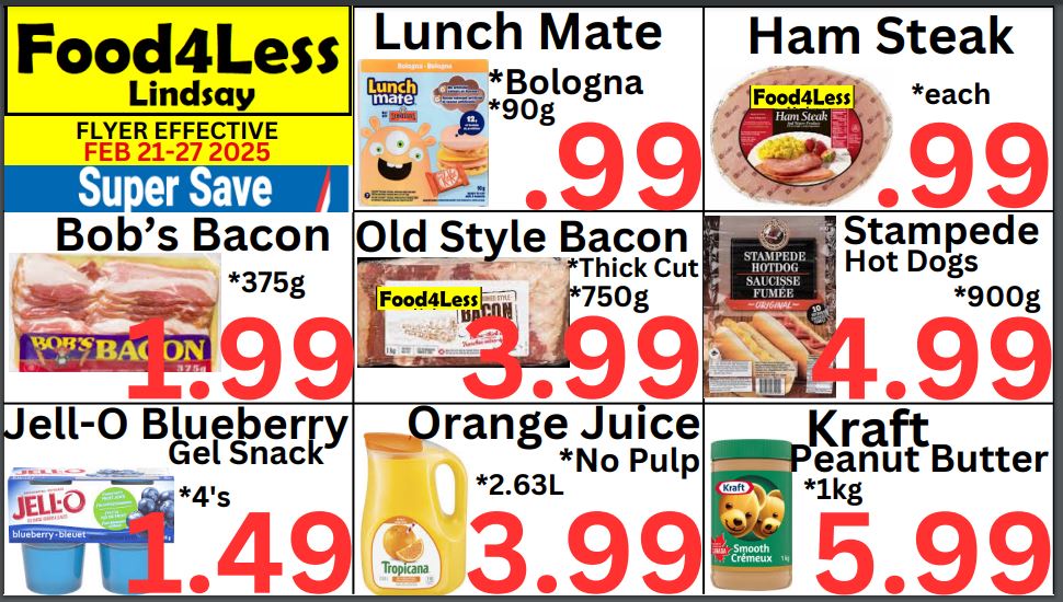 Weekly Specials - Food 4 Less