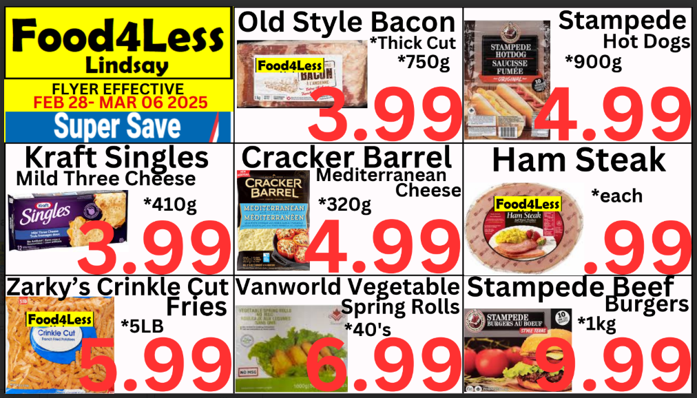 Weekly Specials - Food 4 Less
