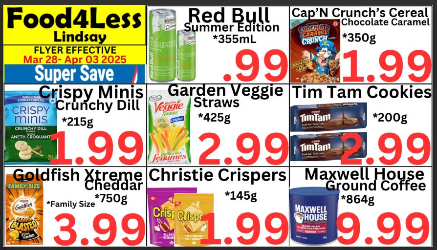Weekly Specials - Food 4 Less