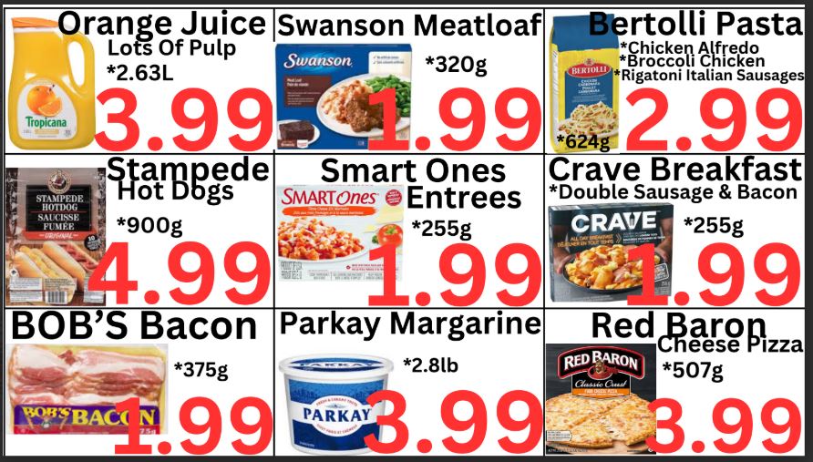 Weekly Specials - Food 4 Less